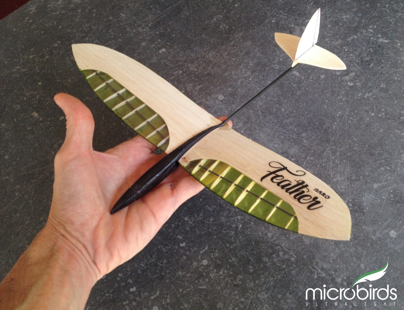 Nano Feather - RC Gliders Radio Control DLG Micro Gliders Airplane Kits ...