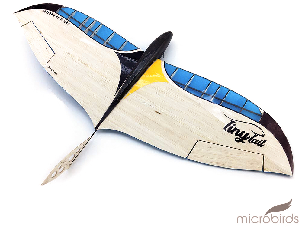 Tiny Tail RC Glider - Free Flight Glider - Red Tail Hawk Inspired